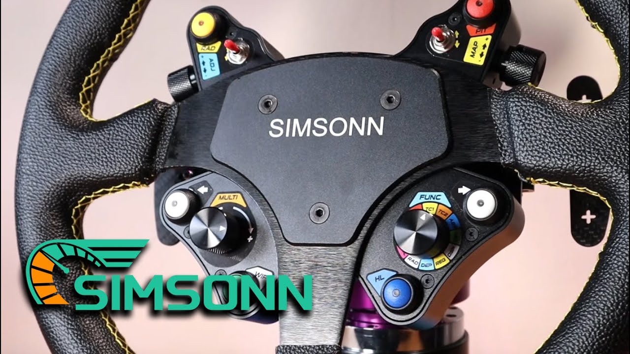 SIMSONN GT2 Steering Wheel | 360° close-up view [SIM RACING HARDWARE ...