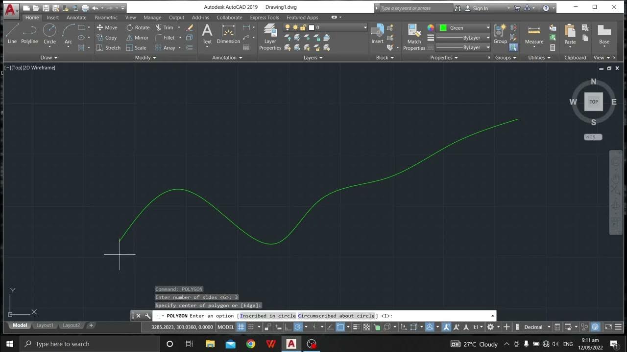 Array path Command(autocad) - YouTube