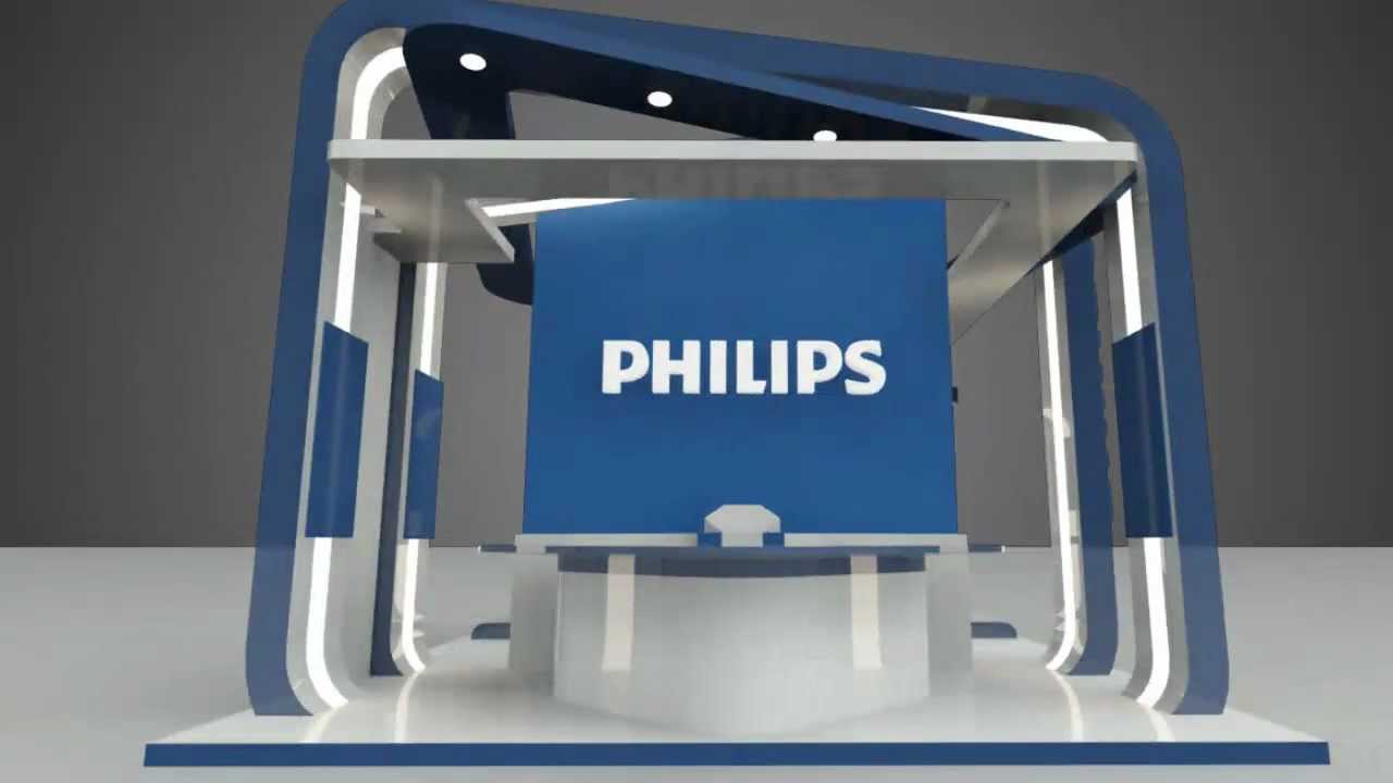3D Philips Booth Exhibition (mumtaz studio) - YouTube