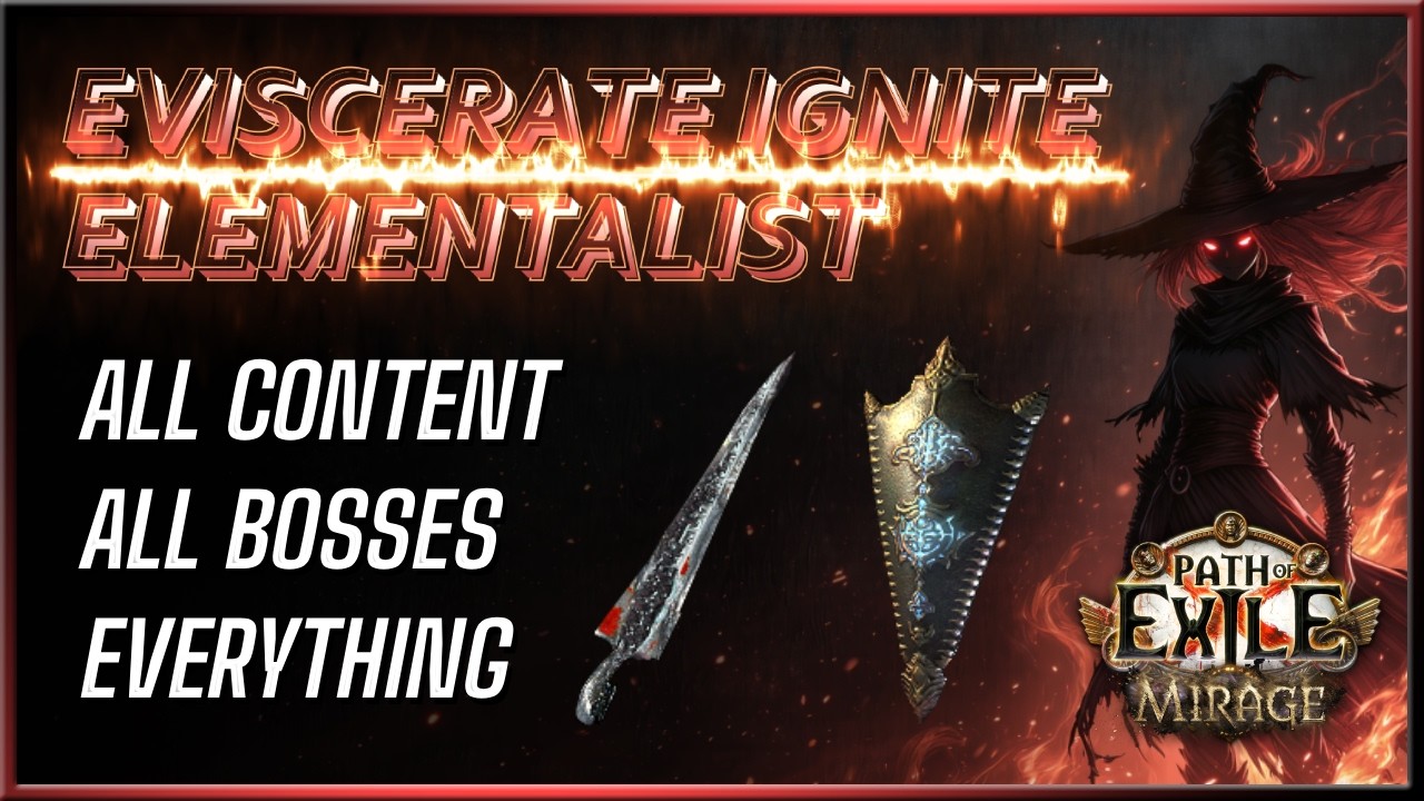 The Best All-Rounder Build: Ignite Eviscerate Elementalist - PoE 3.28 ...