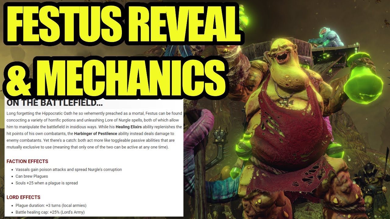 NEWS - FESTUS REVEAL & First Look Nurgle Chaos Warriors - Immortal ...