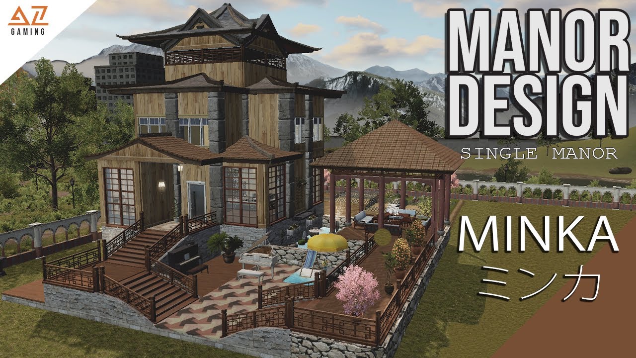 LifeAfter: SINGLE MANOR - Japanese Style - Minka (民家) | Manor Design ...