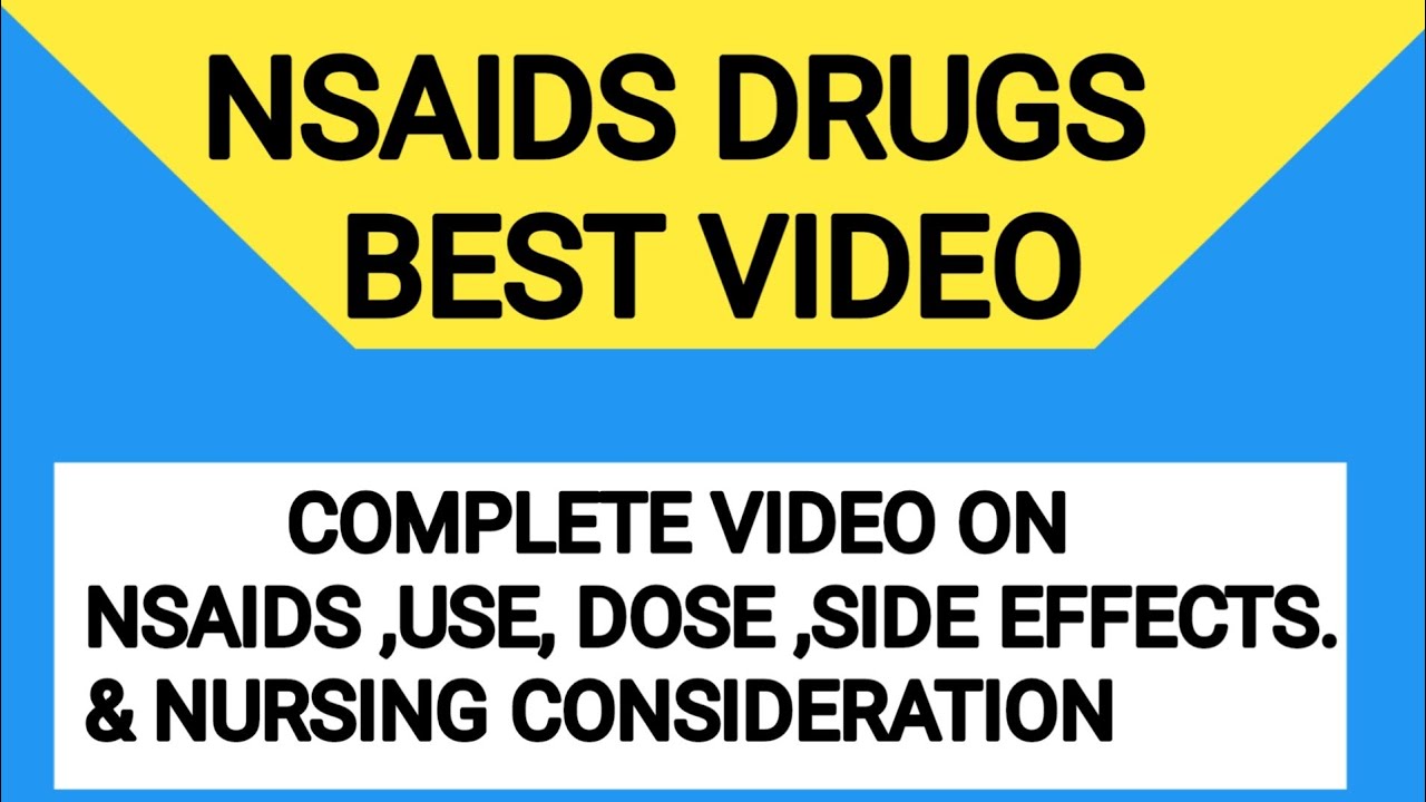 NSAID-Non steroidal anti inflammatory drugs | Types | Uses ...