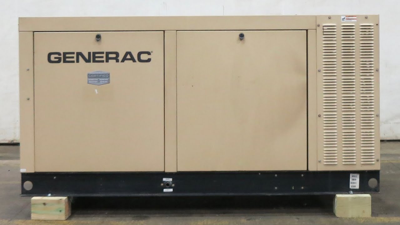 Generac QT070 70 kW natural gas / propane generator Ford WSG1068 eng ...