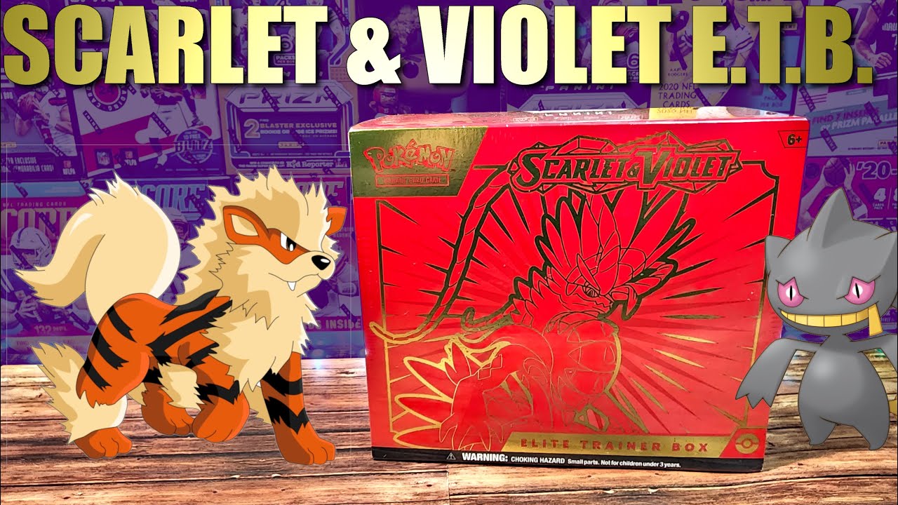 WE CAUGHT A FEW | Scarlet & Violet Elite Trainer Box (ETB) Pokemon TCG ...