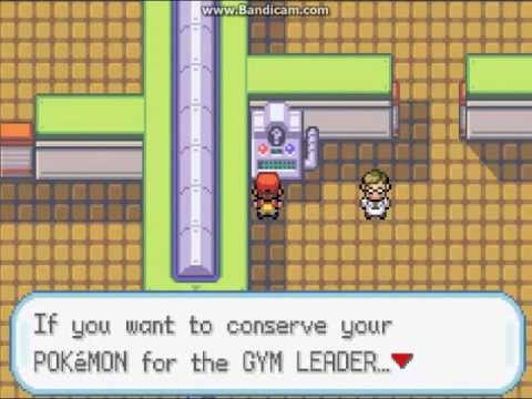 pokemon fire red walkthrough ep.21 how to beat blaine - YouTube
