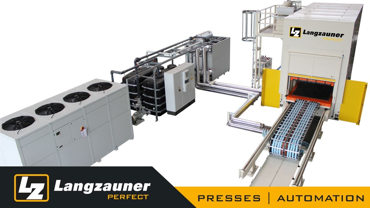 RTM press for large composite parts - YouTube