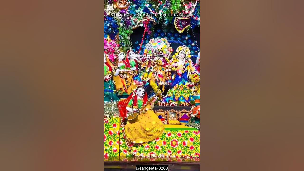 Happy Shree Krishna Janmashtami | Iskcon temple | SrilaPrabhupada# ...