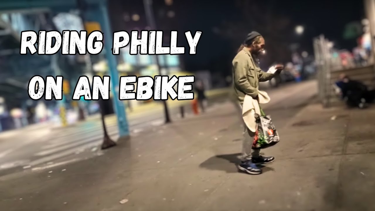 Riding Philly on an Ebike Sunday Night - YouTube