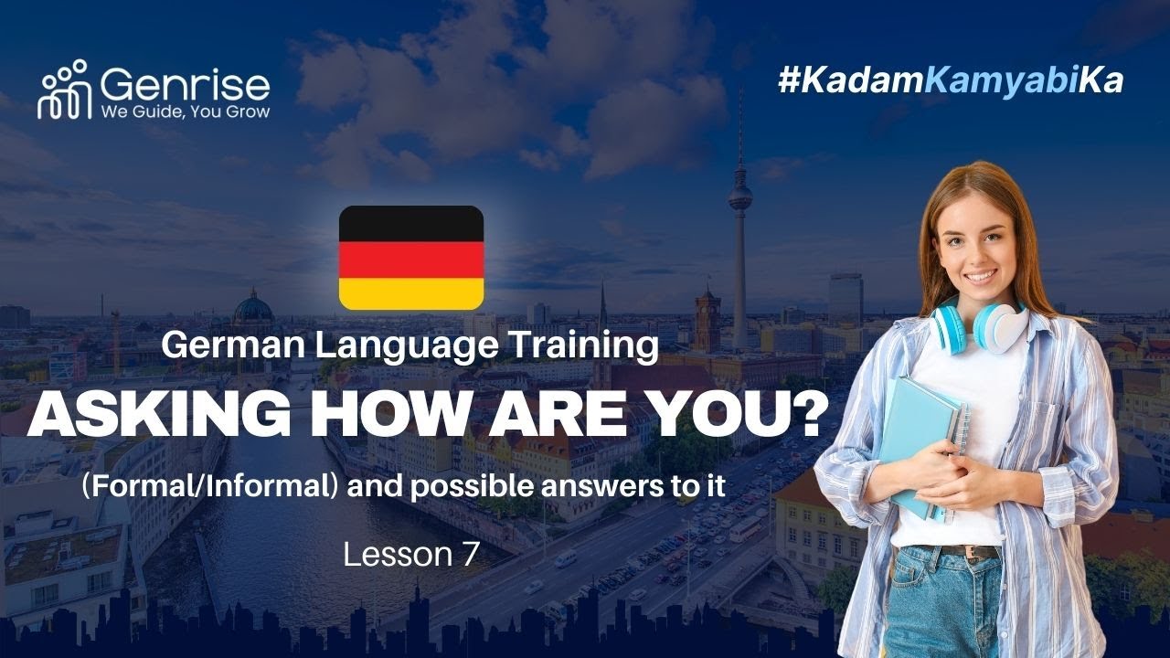 Formal and Informal Ways to Ask 'How Are You?' | German Language Training by Genrise | Lecture ...