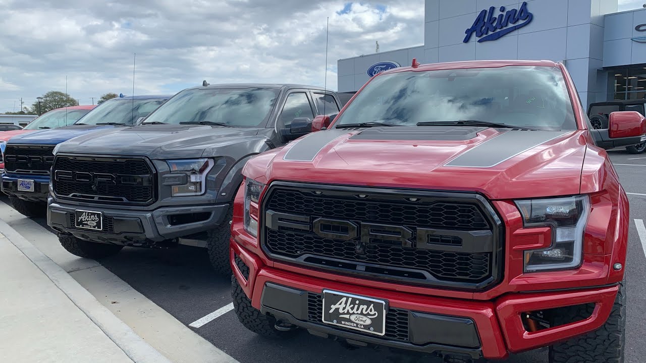Ford Raptor IndoRaptor Paint Packages 2020 Akins Rapid Red Leadfoot ...