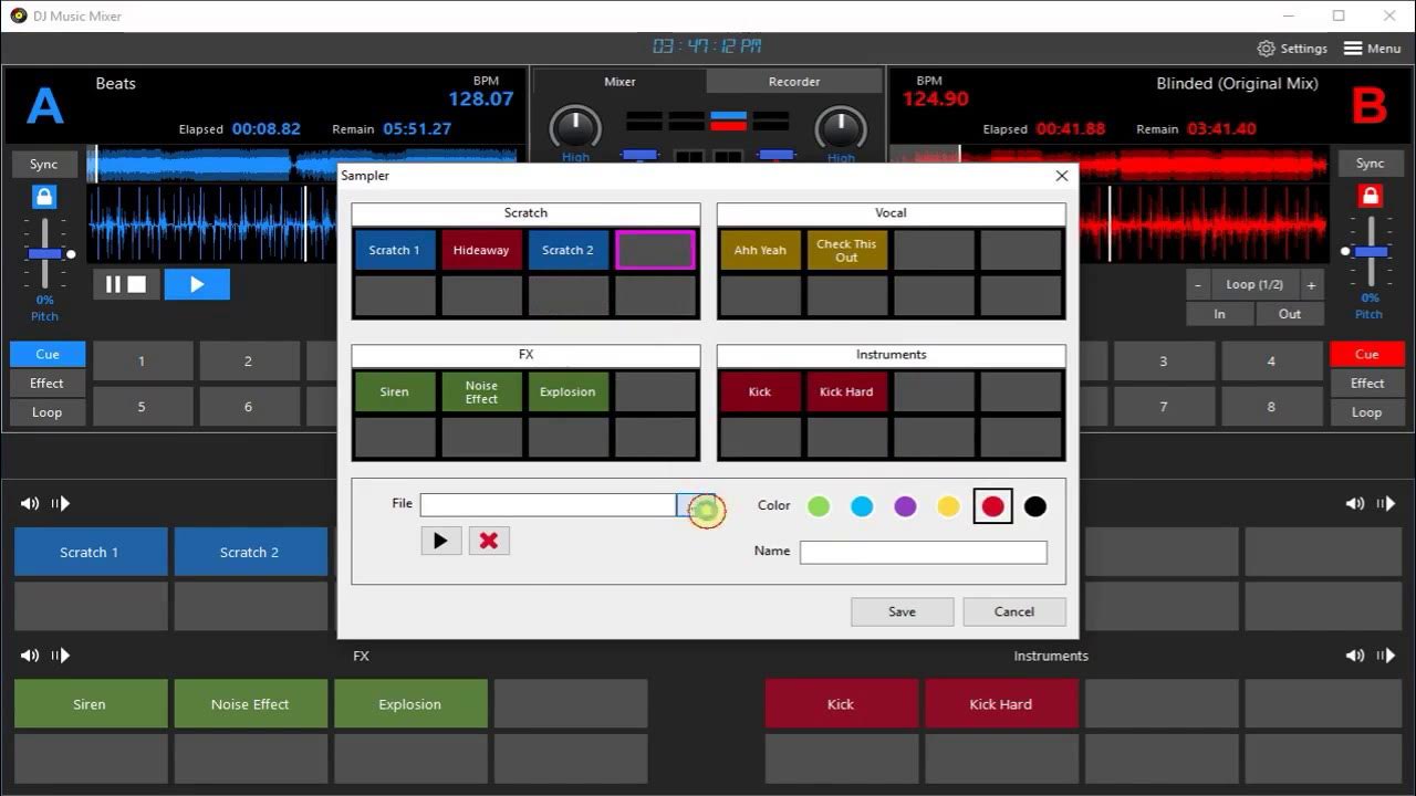 How to Use Sampler in DJ Music Mixer - YouTube