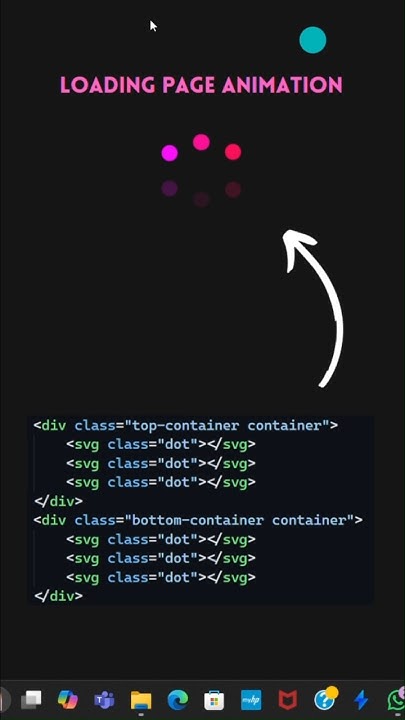 Loading Page Animation With HTML & CSS - YouTube