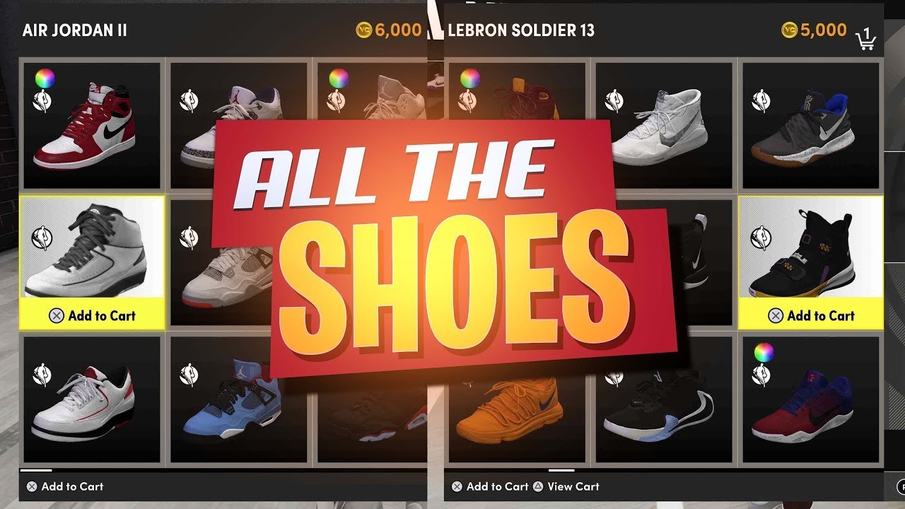 NBA 2K25 All New Shoes (JORDAN, NIKE, ADIDAS , PUMA AND NEW BALANCE ...