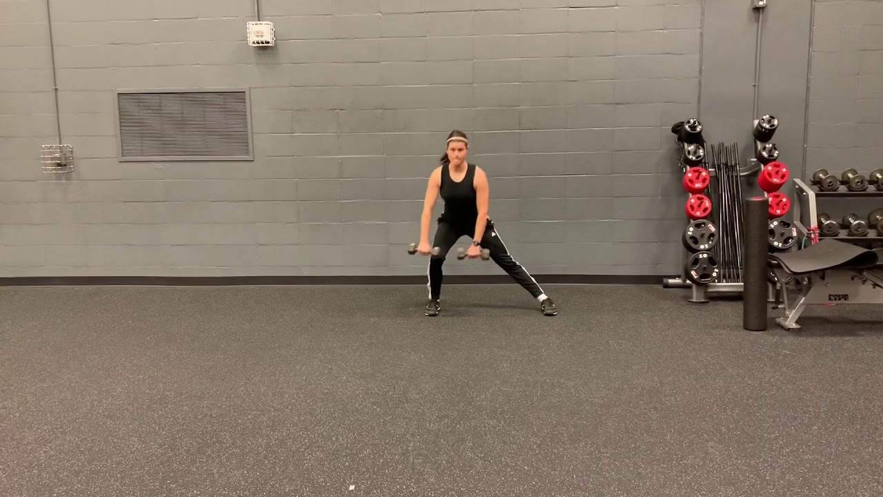 Dumbbell Lateral Lunge to Upright Row - YouTube