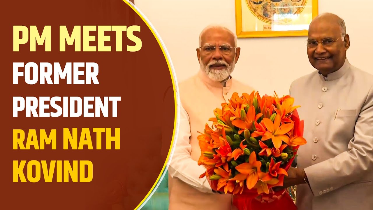 Live: PM meets former President Ram Nath Kovind in Delhi after NDA ...