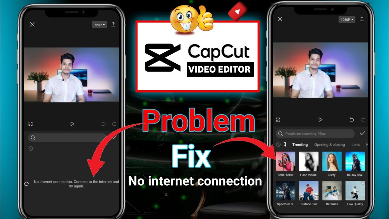 😥Capcut no internet connection problem fix | How to solve capcut no internet problem | Capcut ...
