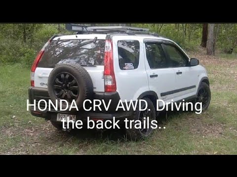 Honda CRV AWD, driving the back trails... - YouTube