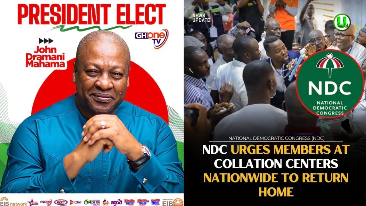 JOHN MAHAMA AND THE NDC TELL SUPPORTERS TO STOP THE VIOLENCE AND THE ...