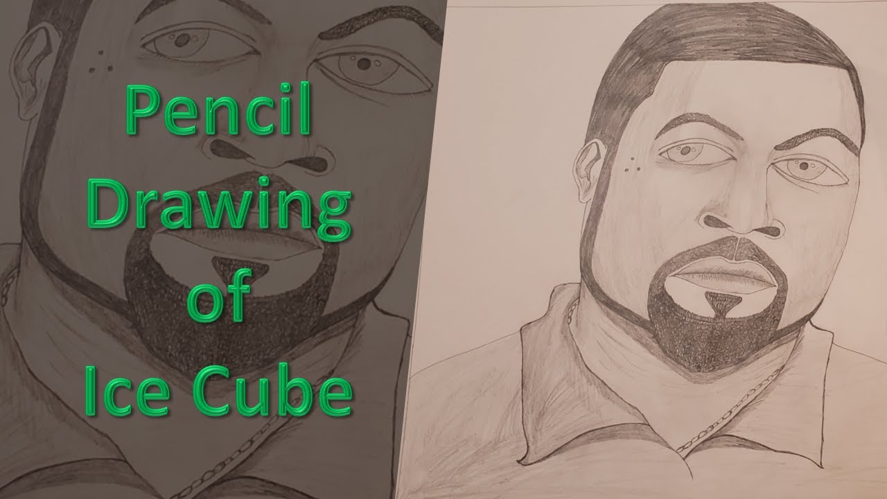 Pencil Drawing of Ice Cube - YouTube