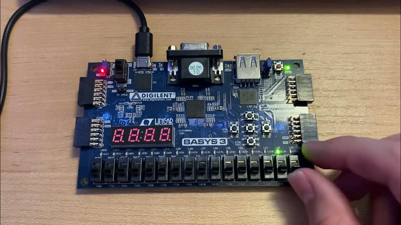 Two bit comparator board example - YouTube