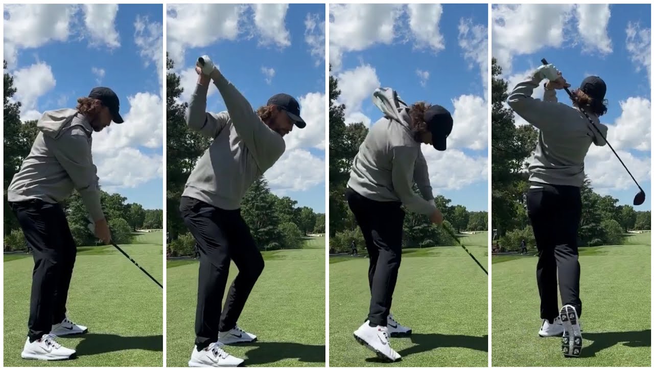 Tommy Fleetwood Driver Swing Slowmotion & Sequence At Quail Hollow ...