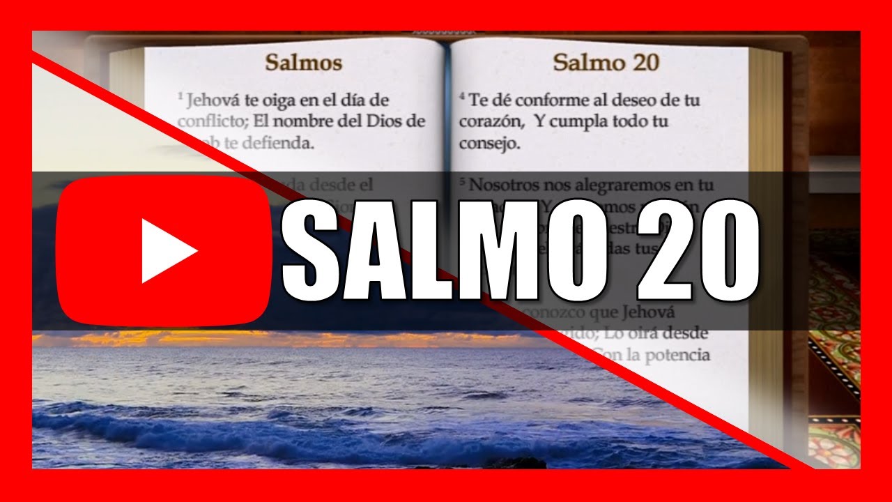 SALMO 20 Reina Valera Hablado Con Letra Grande y Audio 🔴 - YouTube