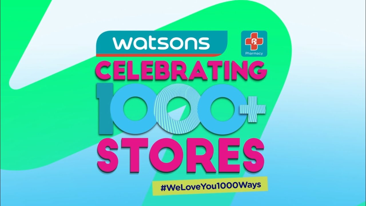 Watsons Philippines Unveils its 1,000th Store in Manila - YouTube