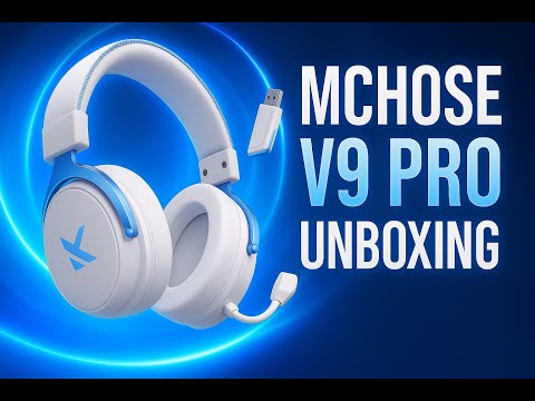 MCHOSE V9 PRO - UNBOXING + TESTE DO MICROFONE