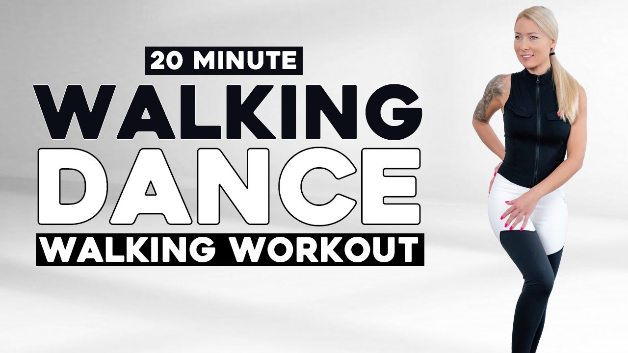 20 MIN WALKING CARDIO WORKOUT Intense Full Body Fat Burn at Home NO ...