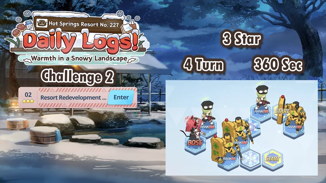 Blue Archive Global - Hot Spring Resort No. 227 Challenge 2 (3 Star, 4 ...