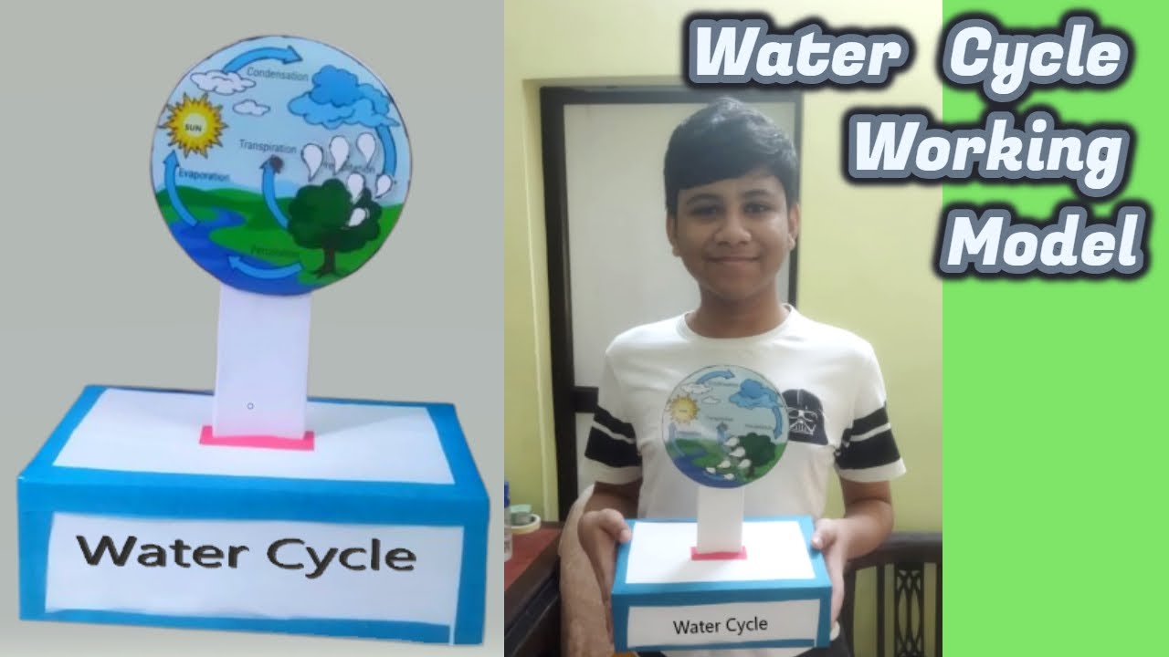 Best Water Cycle Project for Science Fair 🌧️💧 || Water Cycle Project ...