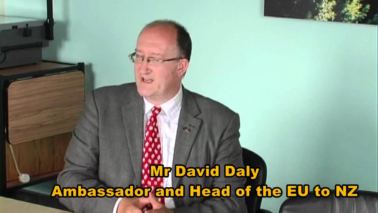 EU Ambassador David Daly outlines new EU organisational strategy - YouTube