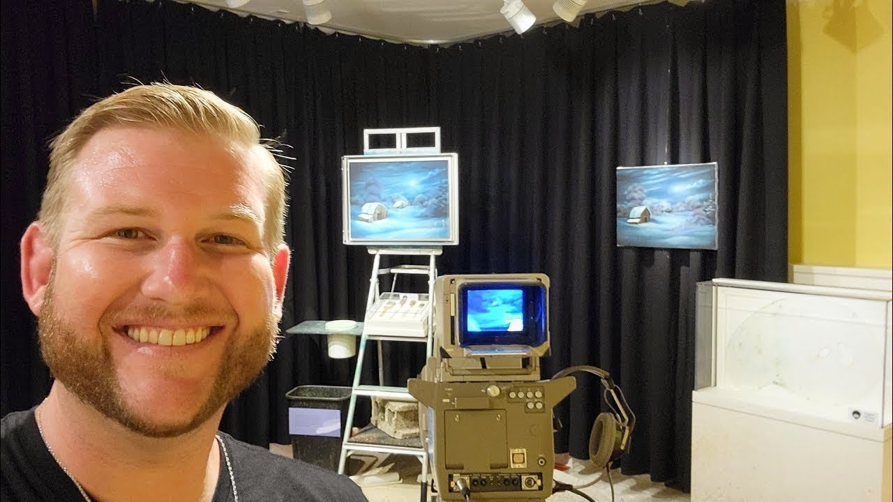 Full Tour Inside BOB ROSS' TV Studio | The Joy Of Painting - YouTube