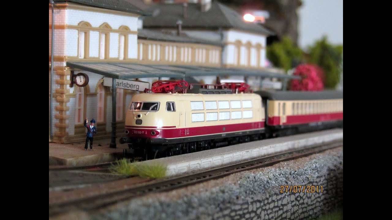 BR 103 DB TEE Rheingold Trix 12514 N - YouTube