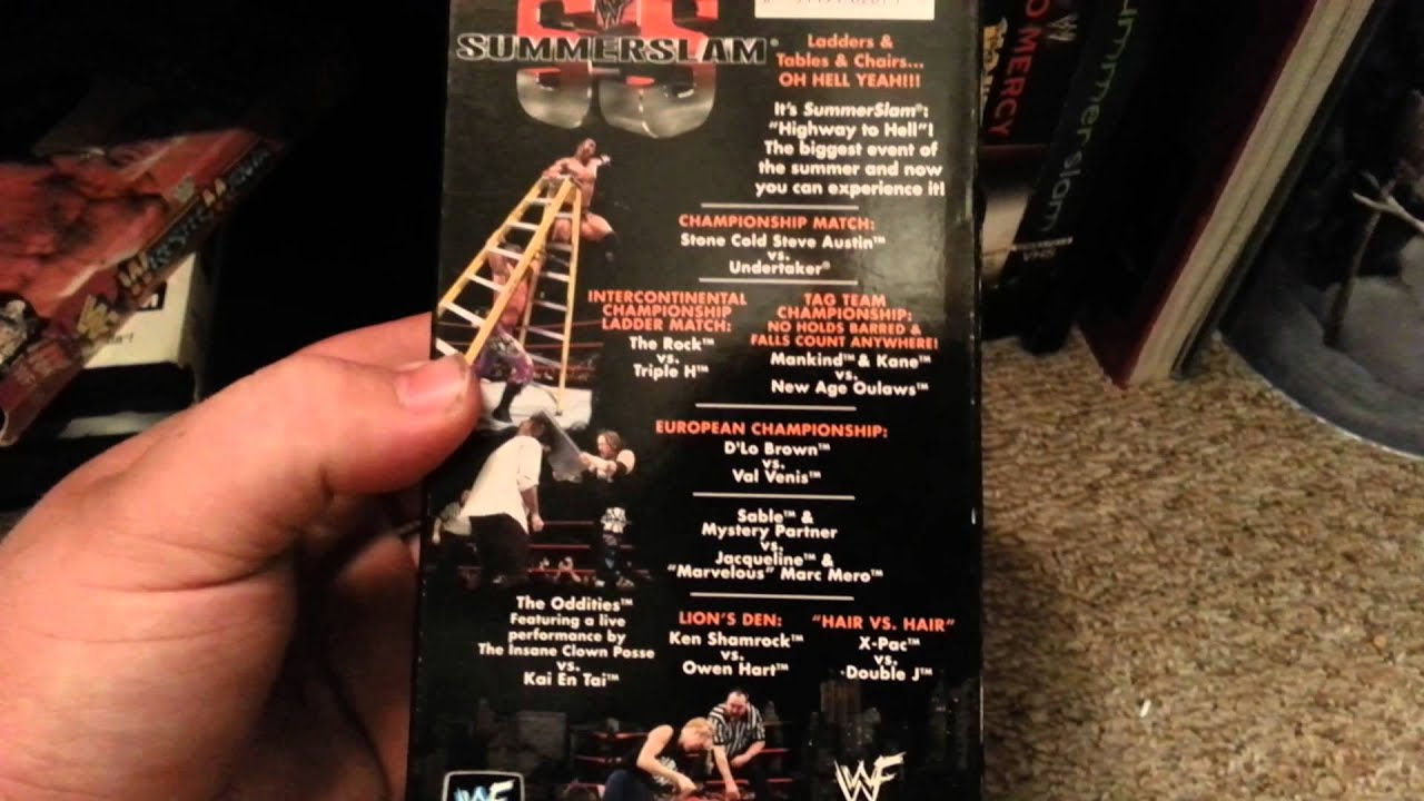 My WWF/WWE VHS collection - YouTube