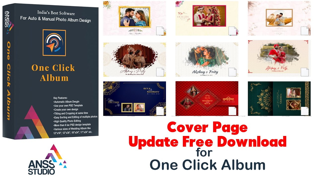 One Click Album 2024 Cover Page Update Free Download AnssStudio ...