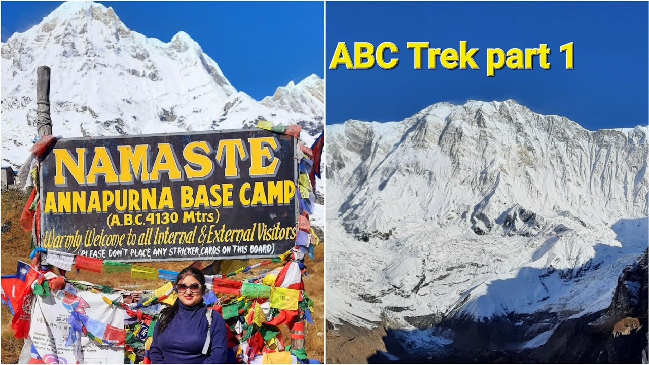 Annapurna base camp part 1 / ABC Trek in October 2022 / Popular trek in ...