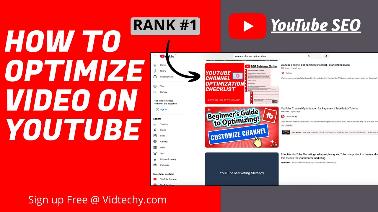 how to optimize video on youtube | Youtube SEO - YouTube