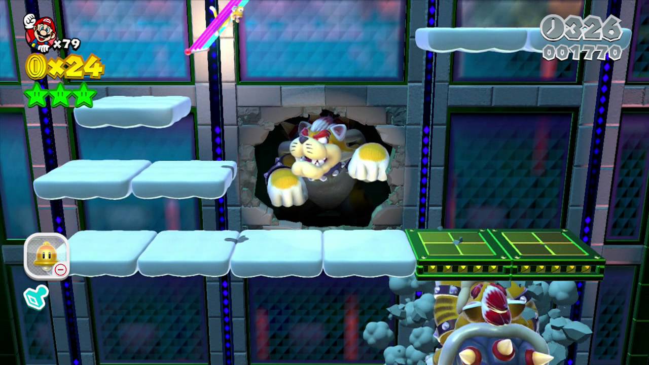 Super Mario 3D World Boss 18 (Final Boss) - Meowser - YouTube