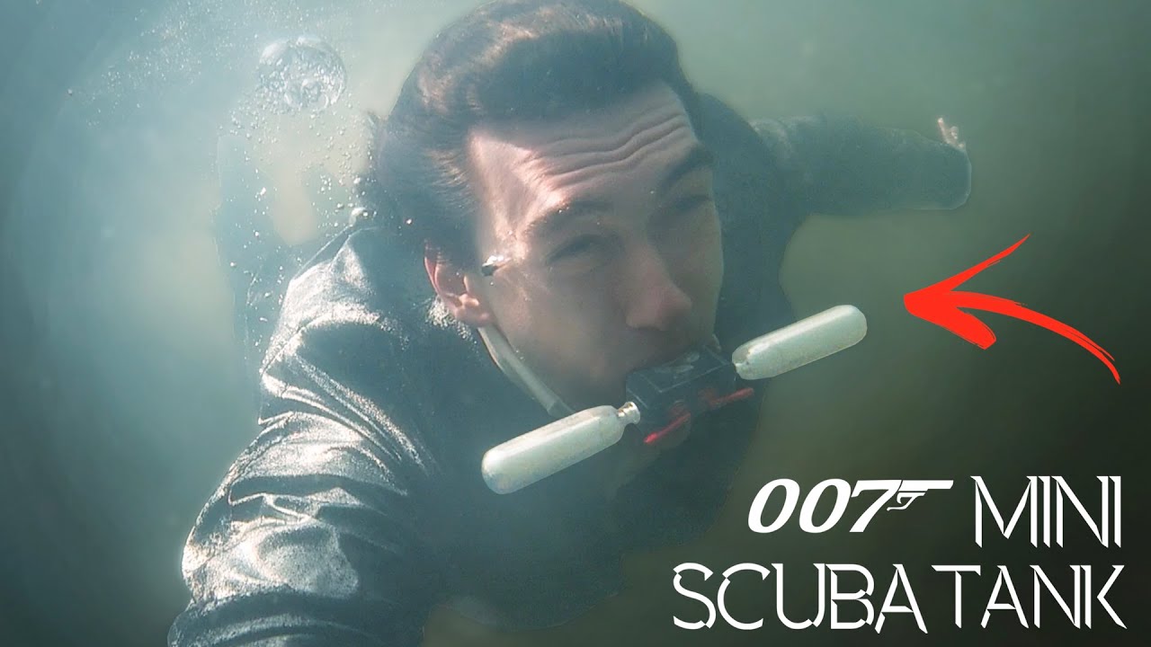Working 007 Mini Scuba Tank! - Breath Underwater With This Spy Gadget ...