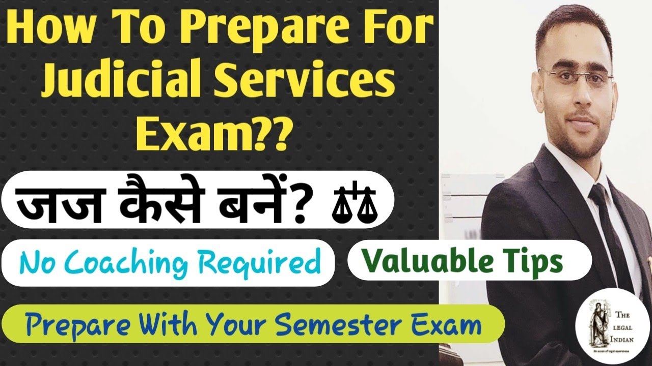 How To Prepare Judicial Service Examination Without Coaching-Tips For # ...