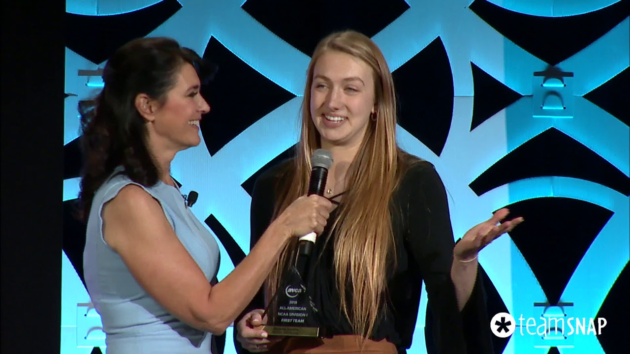 2019 AVCA All-American: Hannah Lockin, Baylor - YouTube