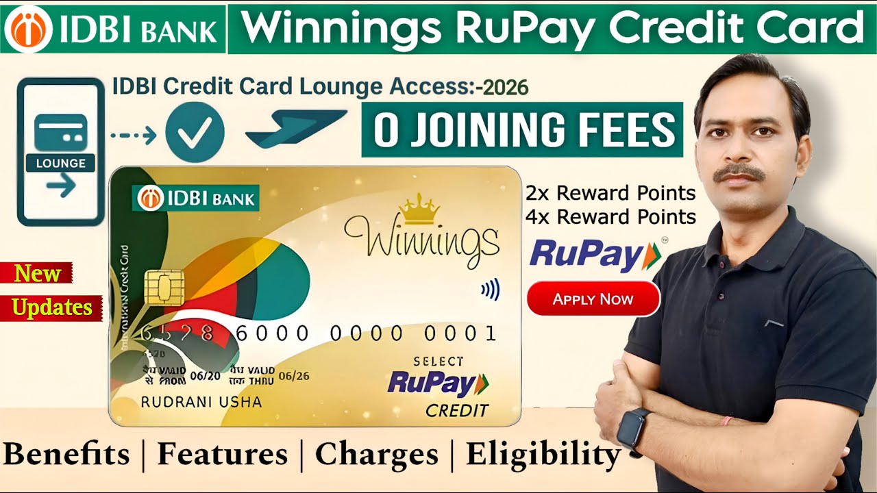 IDBI Bank Winnings RuPay Select Credit Card | Benefits | Features ...