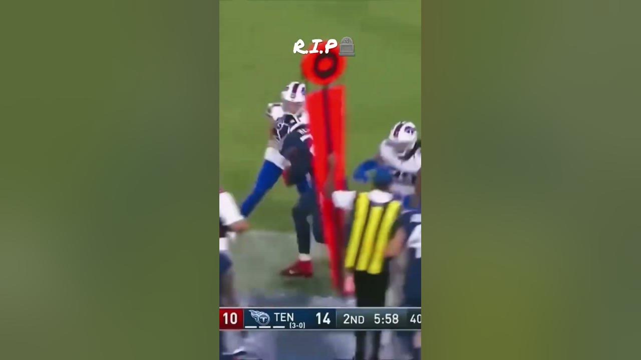 Josh Allen stiff arm Derrick Henry stiff arm - YouTube