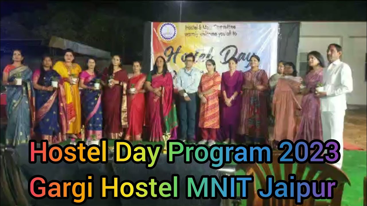 Hostel Day Program 2023 , MNIT JAIPUR #mnitjaipur #hosteldays - YouTube