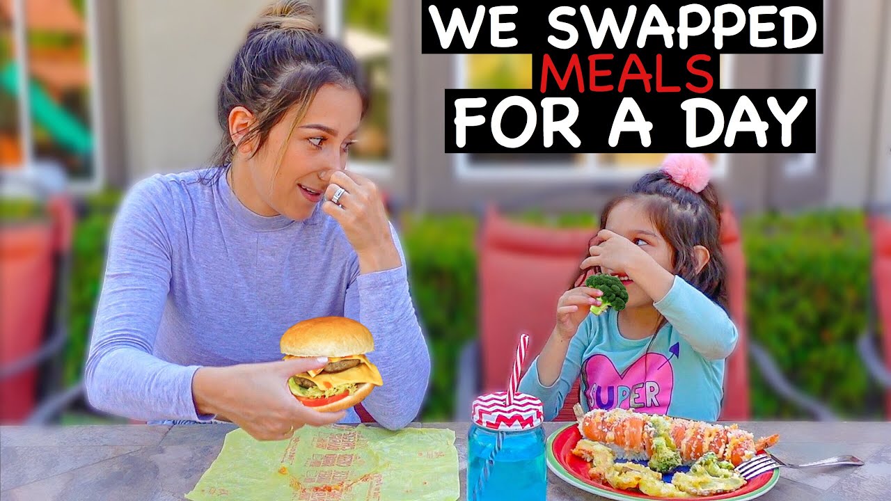 SWITCHING MEALS With My 5 YEAR OLD Daughter For 24 HOURS GONE WRONG switching-meals-with-my-5-year-old-daughter-for-24-hours-gone-wrong