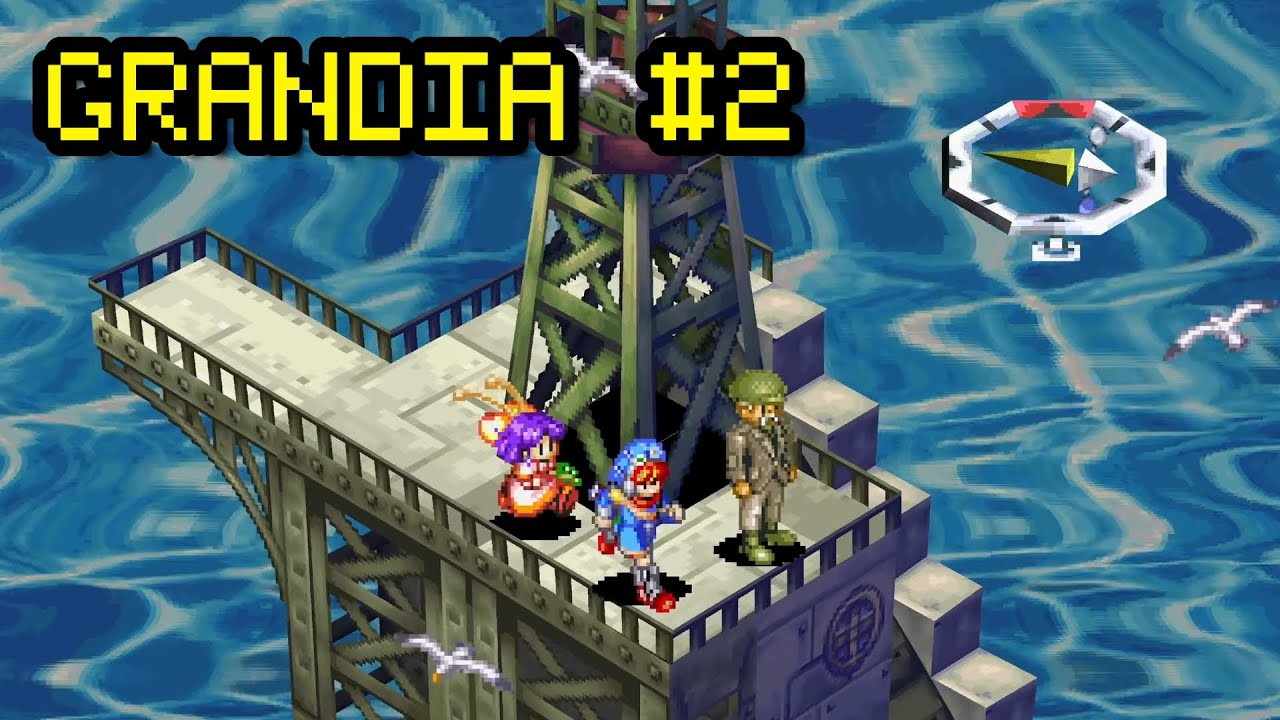 Let's Play Grandia (Saturn) #2 - Parm 2/4 [blind] - YouTube