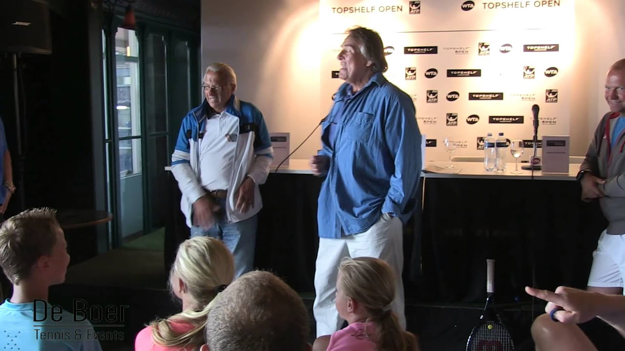 Het Tennisdebat 2014 Martin Simek, Henk van Hulst en Stephan Ehritt ...