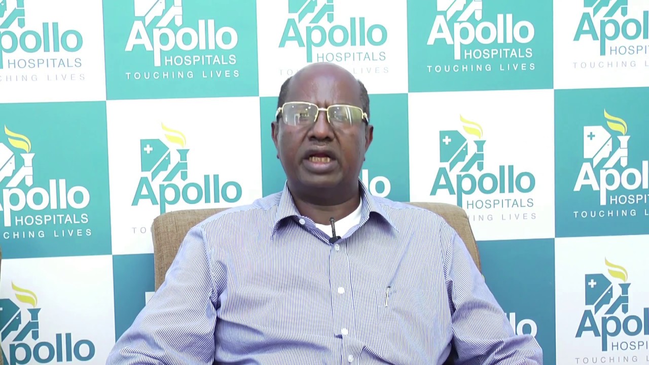 Mr. Mohamad Mahat Noor giving thanks to Apollo Hospitals Hyderabad ...